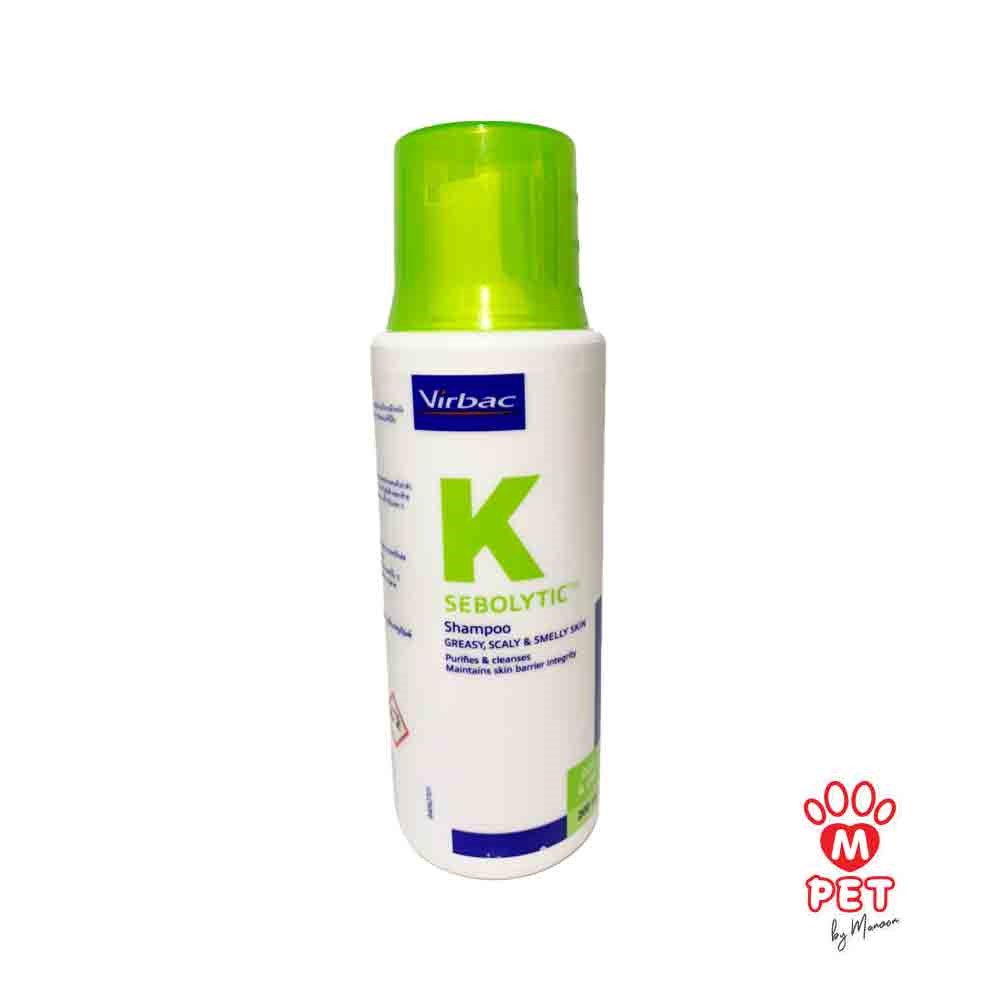 Manoon Pets Shop - Virbac Sebolytic Shampoo 200ml.