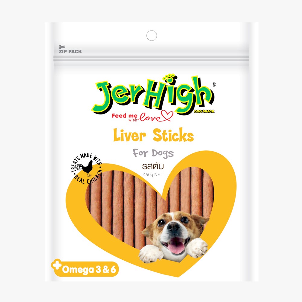 Manoon Pets Shop - JerHigh Liver Stick 420g