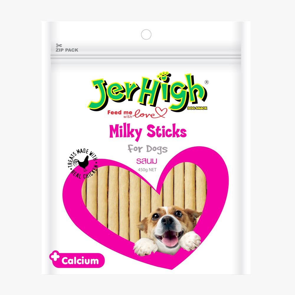Manoon Pets Shop - JerHigh Milky Stick 420g